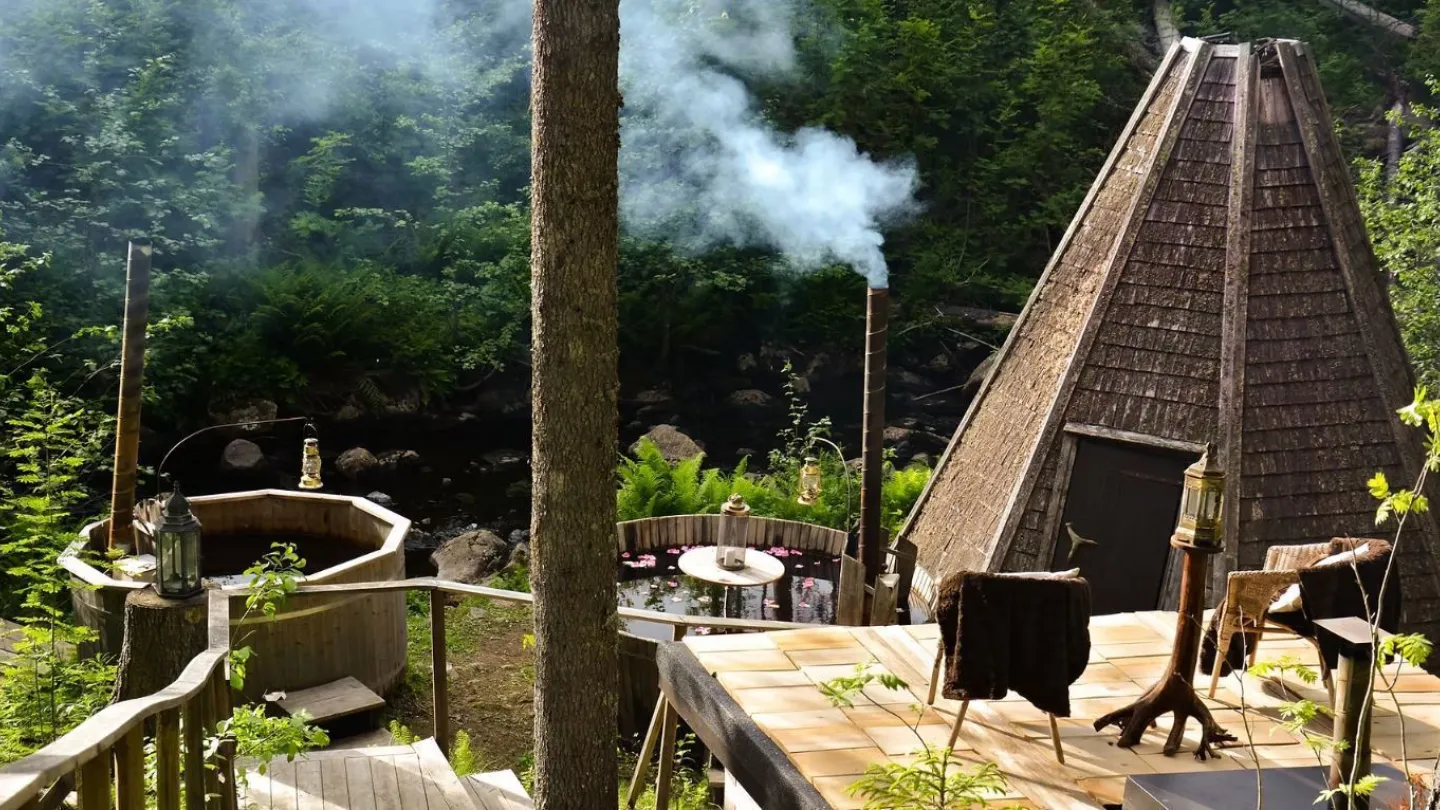 Hvergelmir - Fornnordisk glamping | Upplev Nordanstig